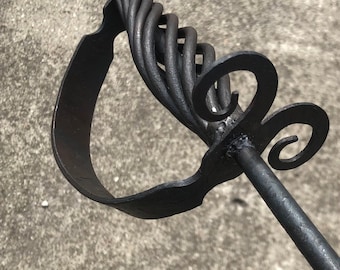 Forged Fire Poker - Etsy