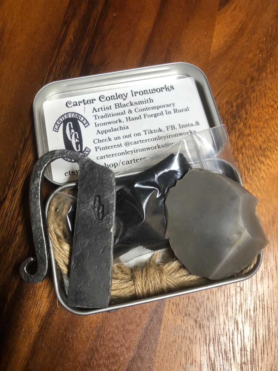 Hand Forged Flint Striker Fire Steel Blacksmith Made Ohio Made High ...