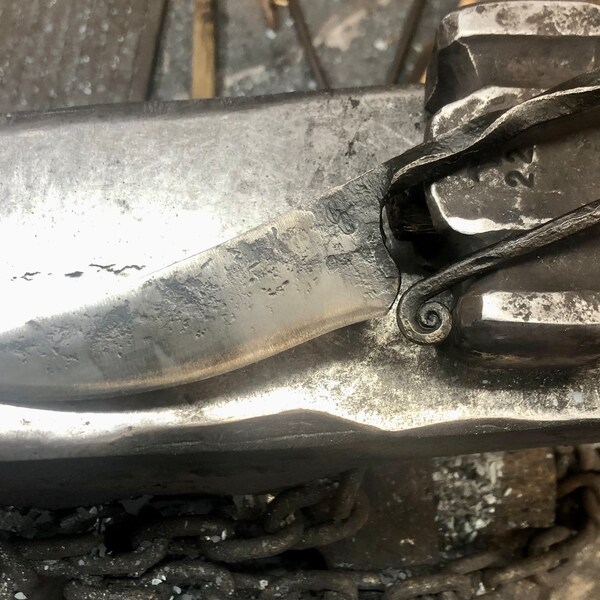 Hand Forged Blacksmith Knife - Etsy