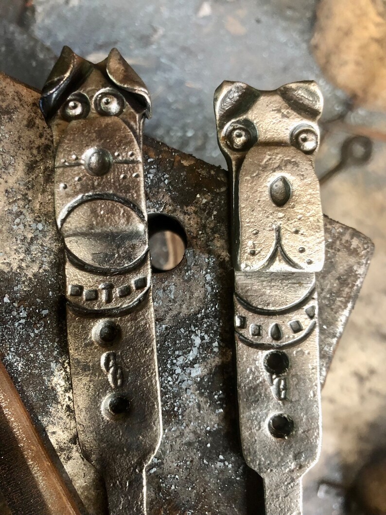 Hand Forged Bulldog Hook Leash Hook Pet Lovers Blacksmith Made Ohio ...