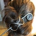 Hand Forged Hair Pin Spiral Scroll Hair Pin Hand Forged Hair - Etsy