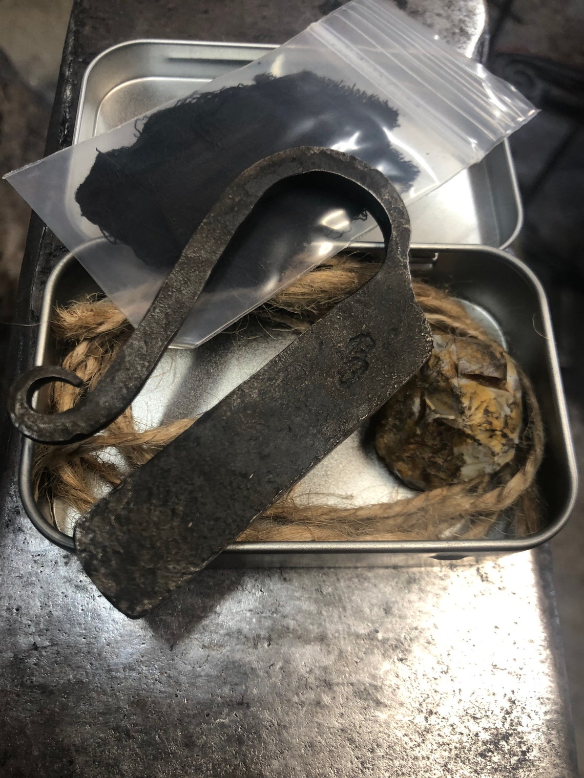 Hand Forged Flint Striker Fire Steel Blacksmith Made Ohio Made - Etsy