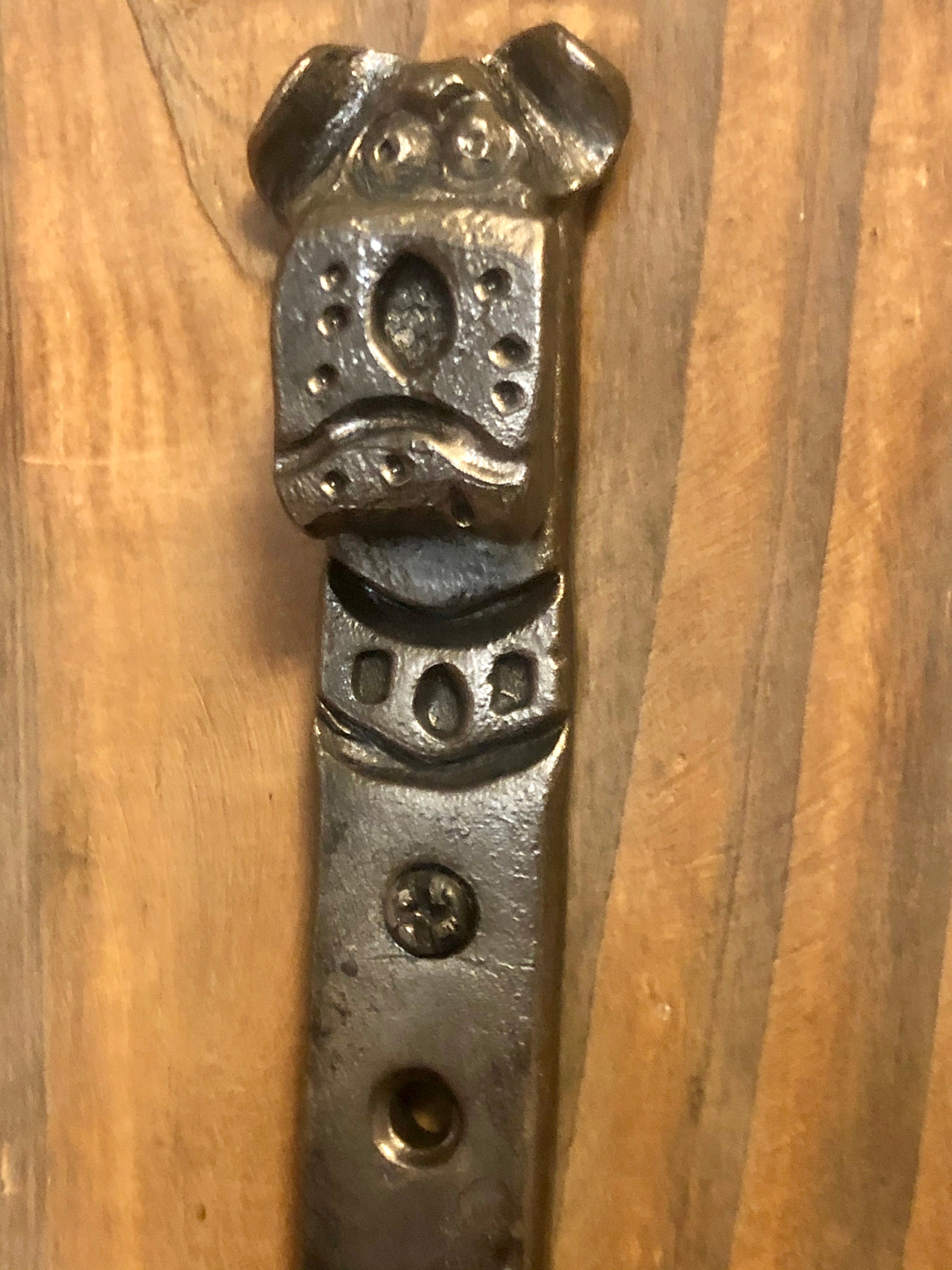 Hand Forged Bulldog Hook Leash Hook Pet Lovers Blacksmith Made | Etsy