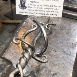 Dagger Style Hairpin Hand Forged Blacksmith Made Ohio Made Functional ...