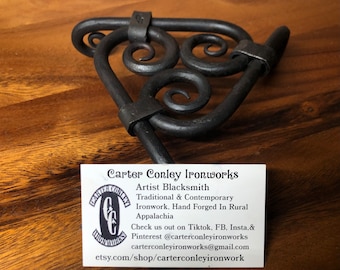 Hand Forged Steel Trivet - Etsy
