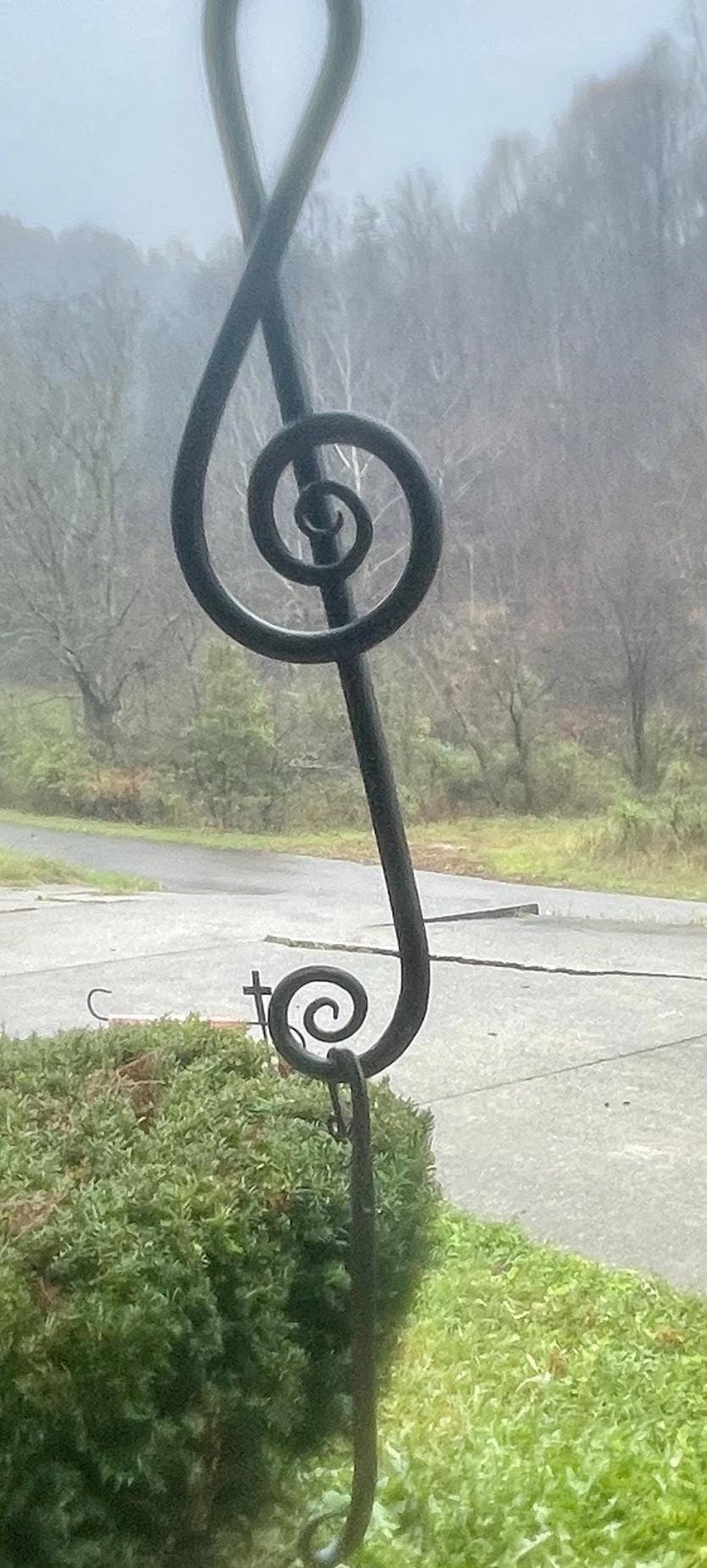 Hand Forged Treble Clef Dinner Bell Blacksmith Made in Appalachia Music ...