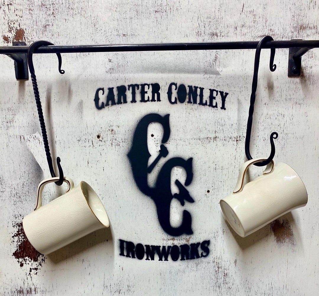 Twisted Sideways Hooks 90 Degree Hooks Handforged in Rural Appalachia ...