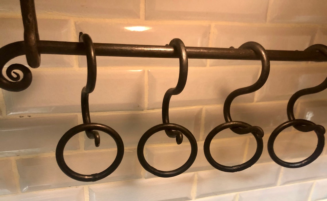 Hand Forged Rings Blacksmith Made Ohio Made Hanging Baskets S - Etsy