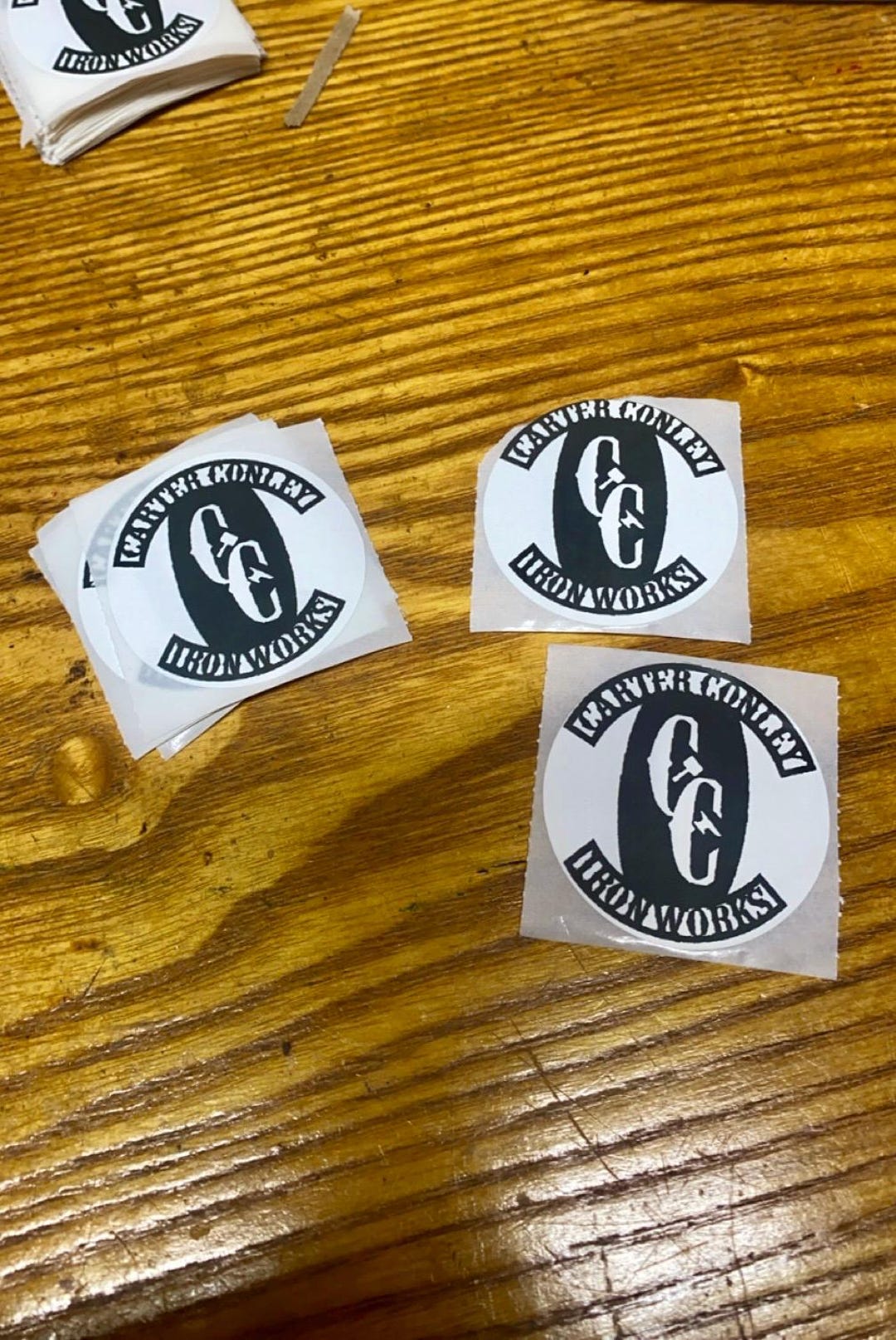 Carter Conley Ironworks Sticker 2 Round - Etsy
