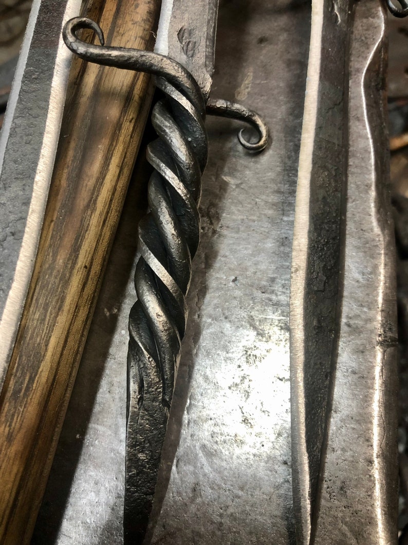 Dagger Style Letter Opener Hand Forged Blacksmith Made Ohio - Etsy