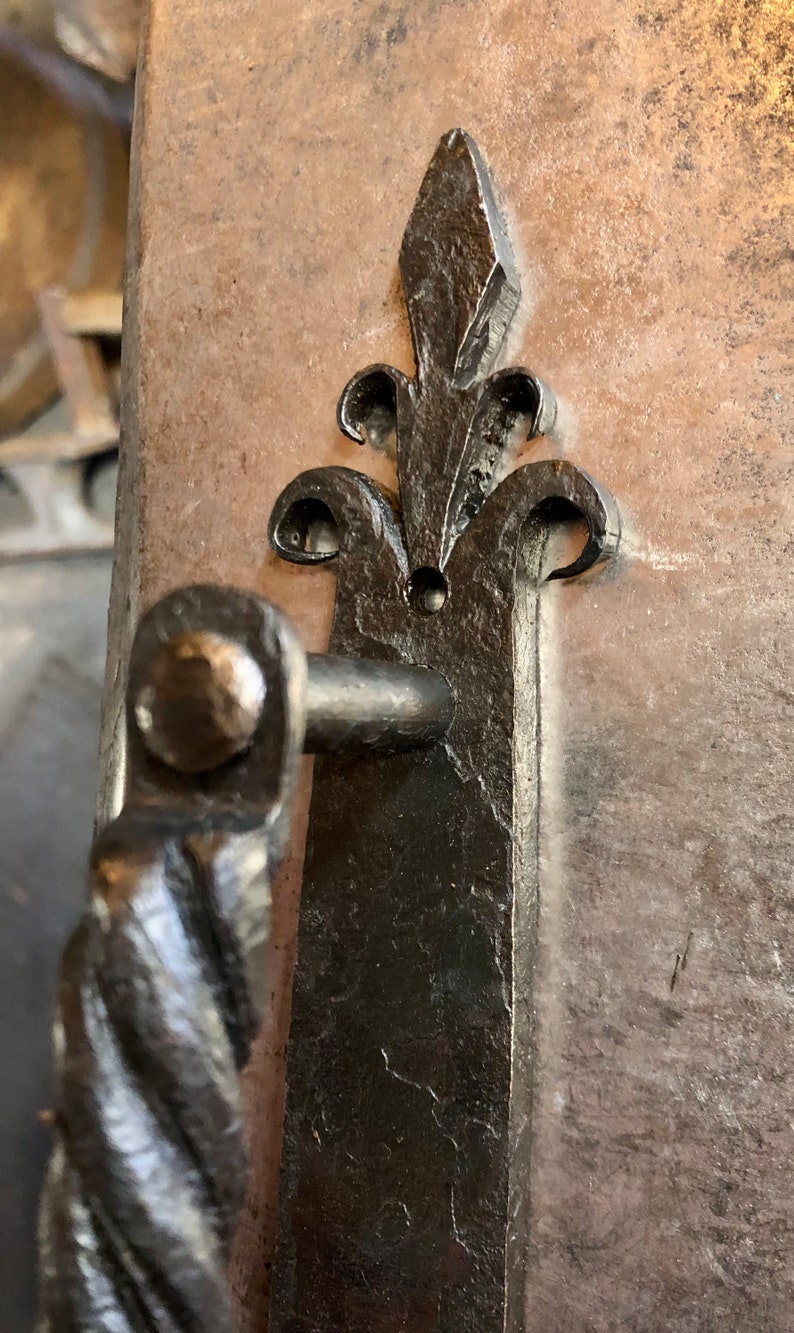 Hand Forged Medieval Style Door Pull Gate Pull Door Handle - Etsy