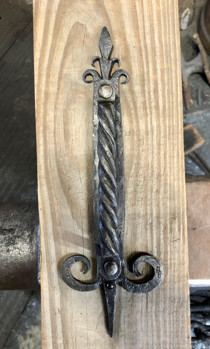 Hand Forged Medieval Style Door Pull Gate Pull Door Handle - Etsy