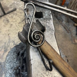 Treble Clef Wrought Iron Hook Hans Forged Hook Wall Hook Music Lovers ...