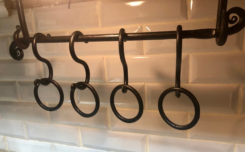 Hand Forged Rings Blacksmith Made Ohio Made Hanging Baskets S - Etsy