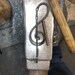 Treble Clef Wrought Iron Hook Hans Forged Hook Wall Hook Music Lovers ...