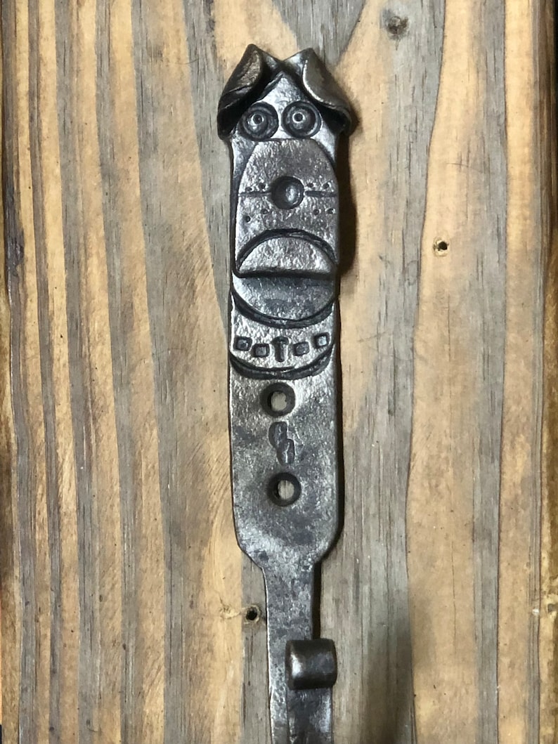 Hand Forged Bulldog Hook Leash Hook Pet Lovers Blacksmith Made Ohio ...