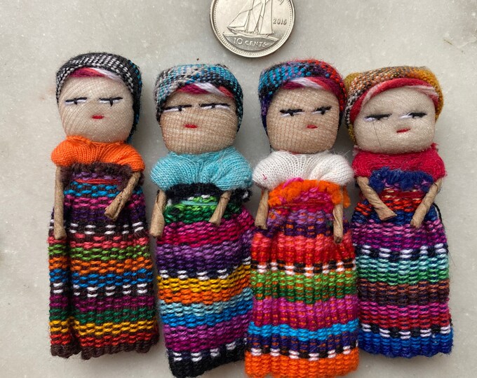 50 Sm Individual Guatemalan Worry Dolls for Crafts - Etsy
