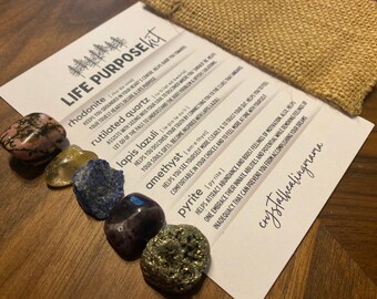 Life Purpose Crystal Kit - Etsy
