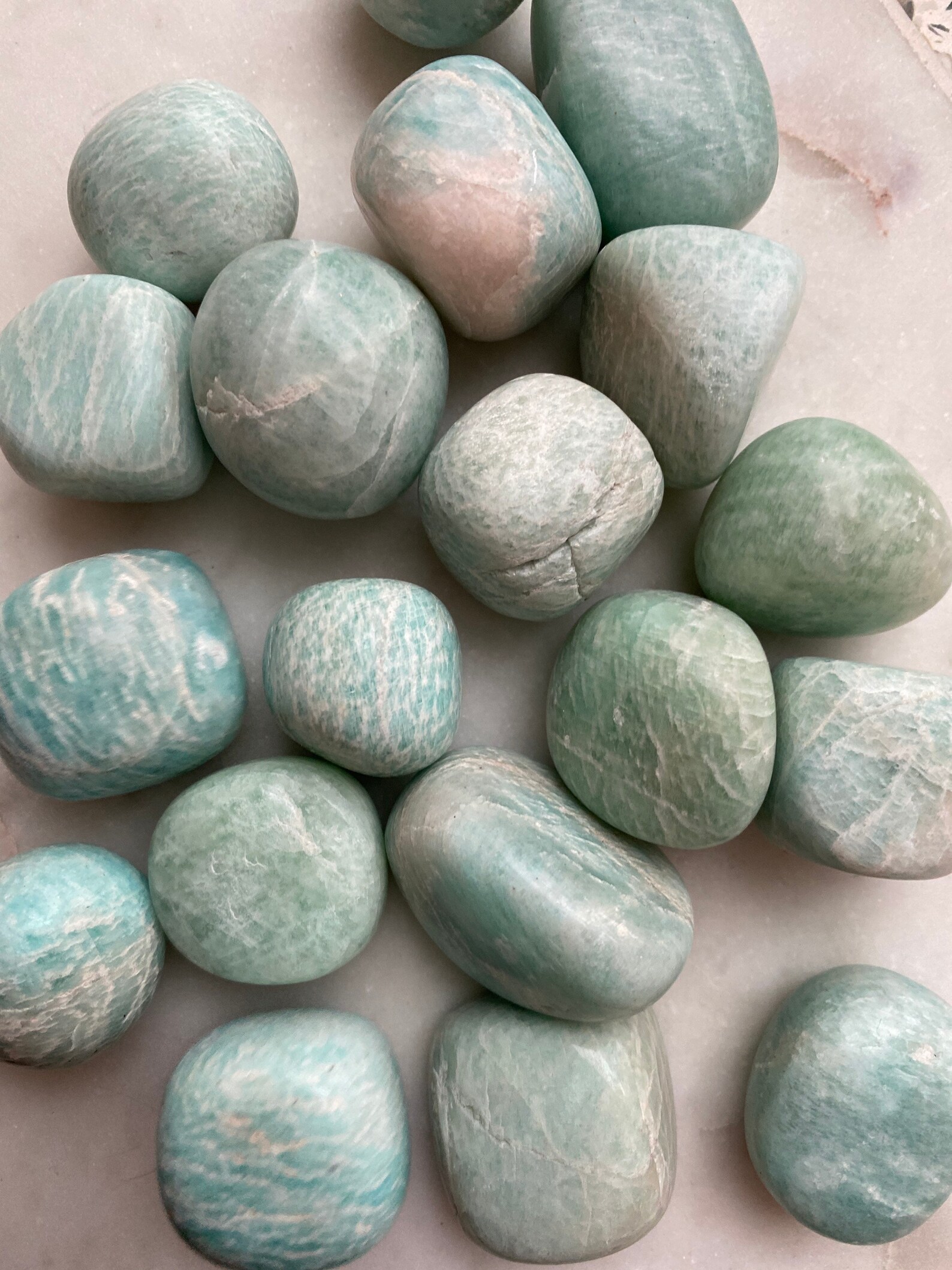 Amazonite 'A' Quality LARGE Tumbled Crystal - Etsy