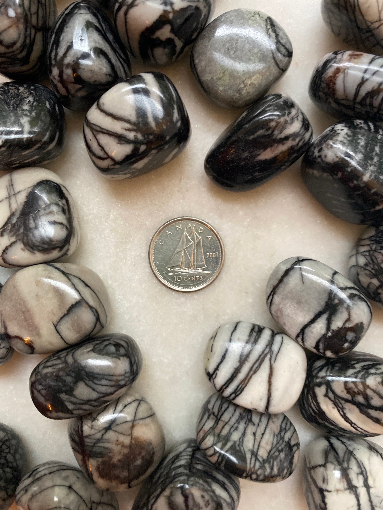 Jasper Net Picasso Tumbled Crystal - Etsy