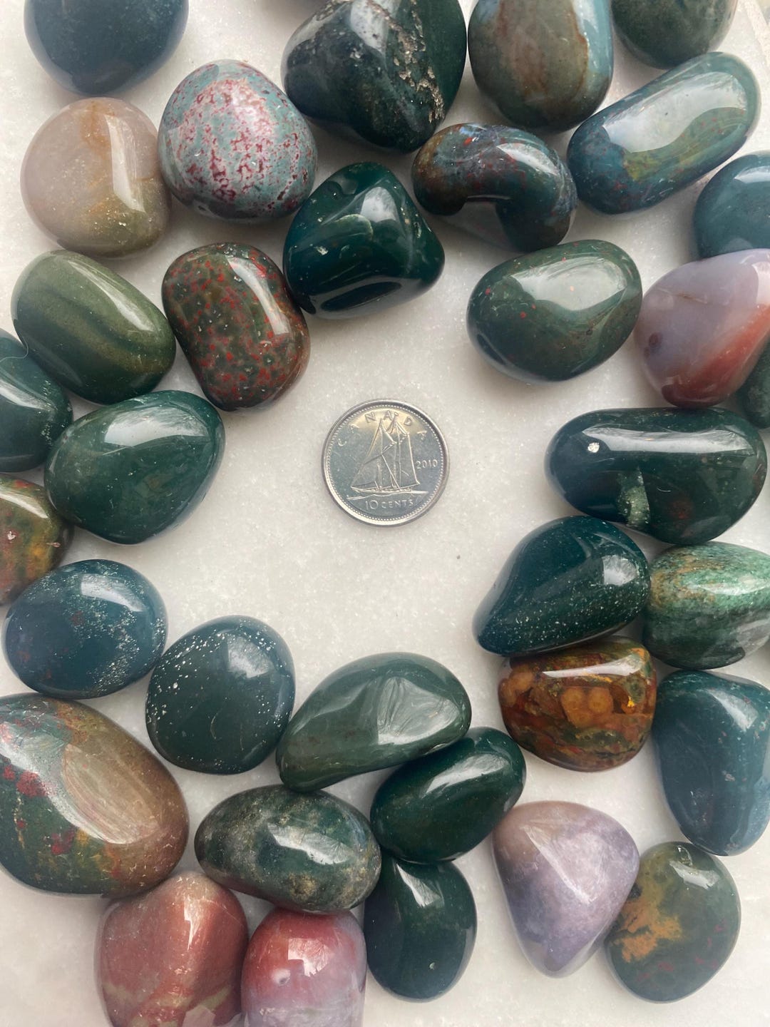 Bloodstone India SMALL Tumbled Crystal - Etsy