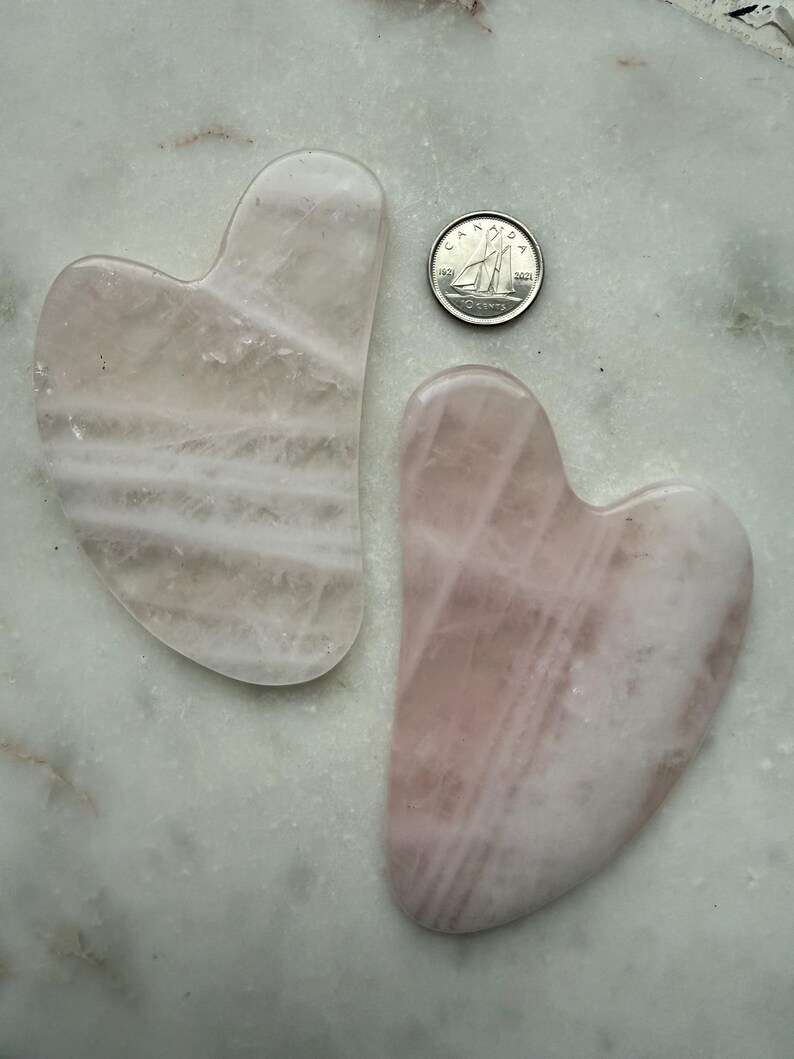 Rose Quartz Gua Sha Board Facial Tool - Etsy