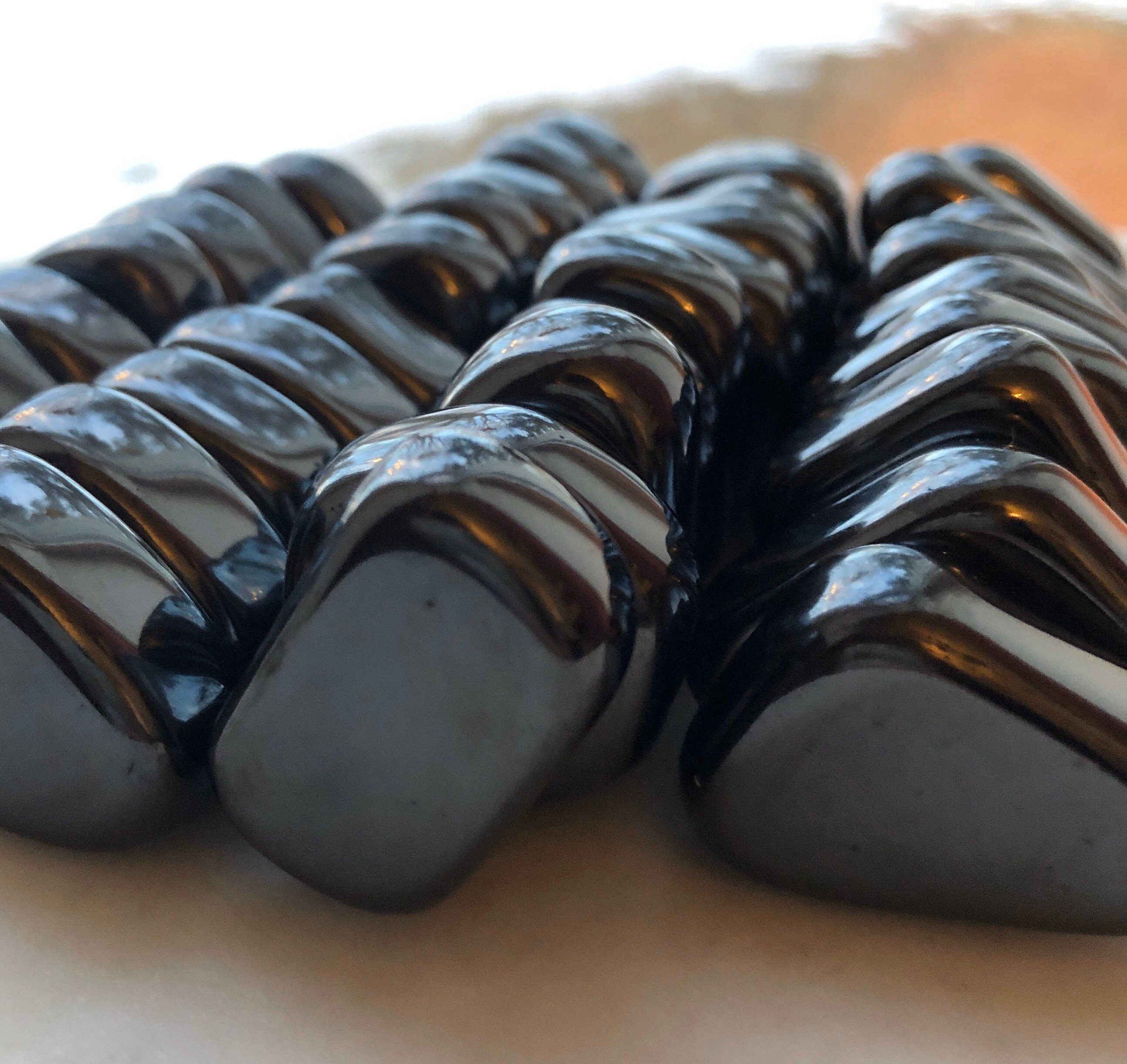 Magnetic Hematite Polished Tumbled Stone - Etsy