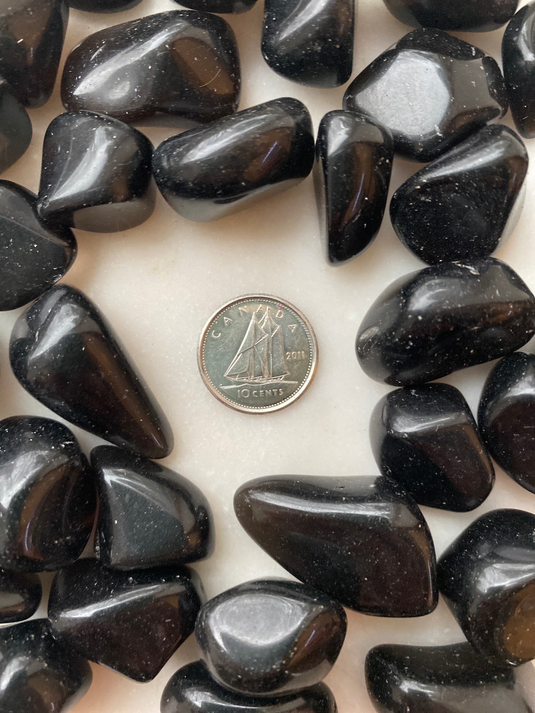 Apache Tears SMALL Tumbled Crystal - Etsy
