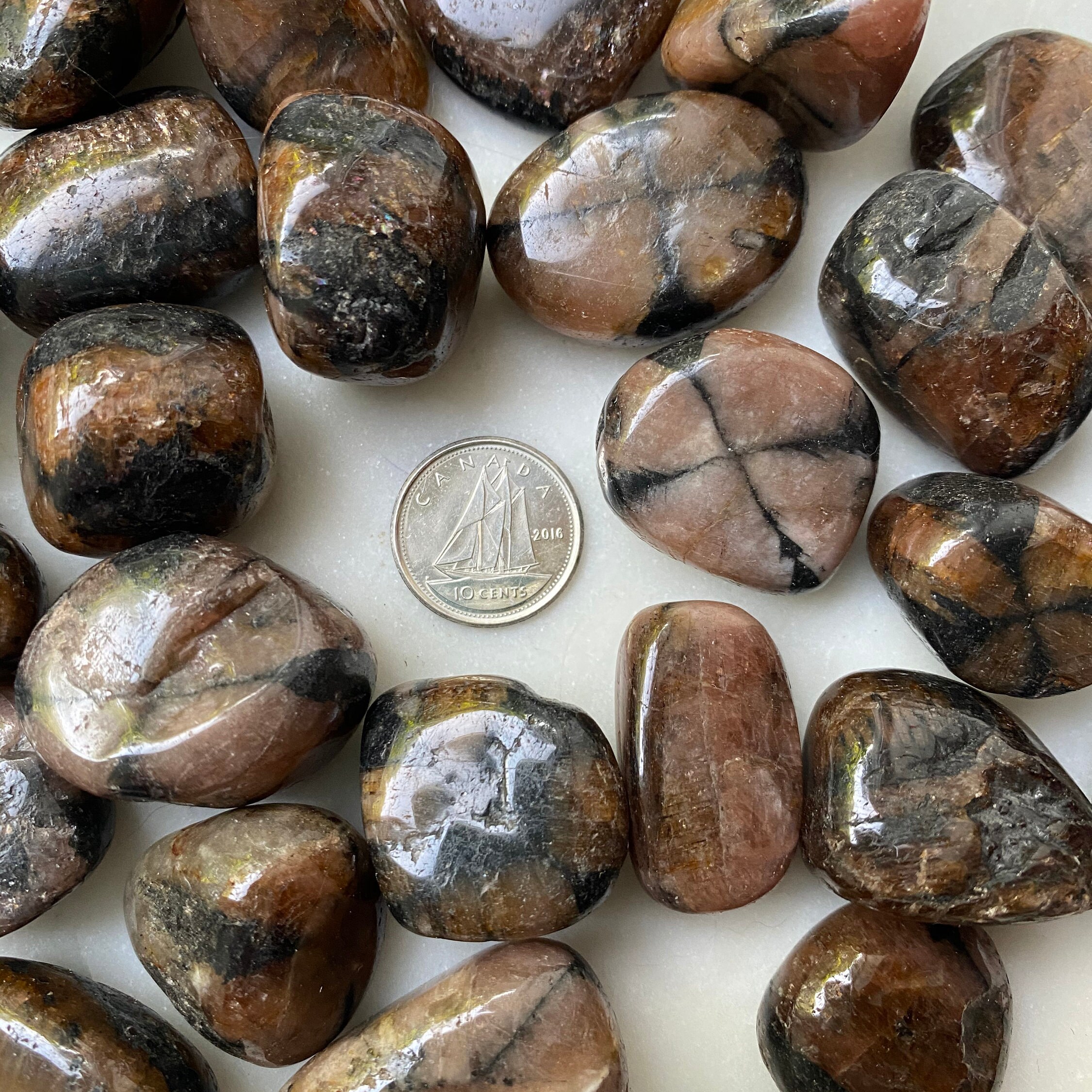 Chiastolite Tumbled Crystal | Etsy