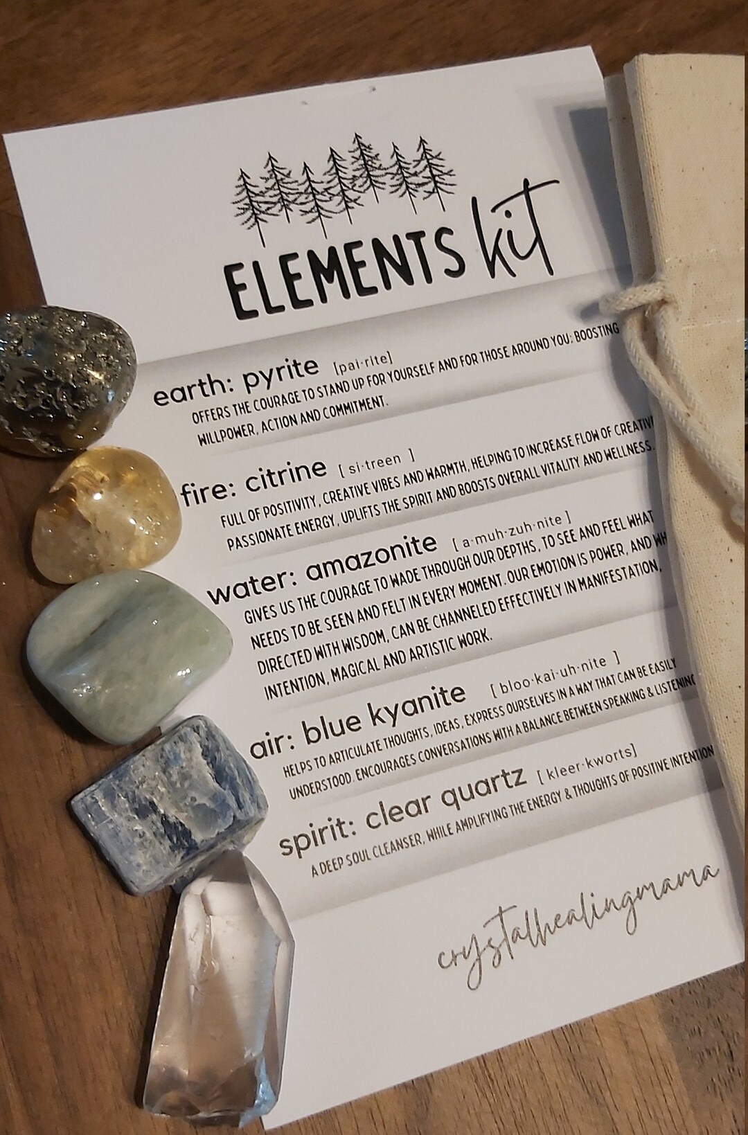 Elements 5 Crystal Kit - Etsy