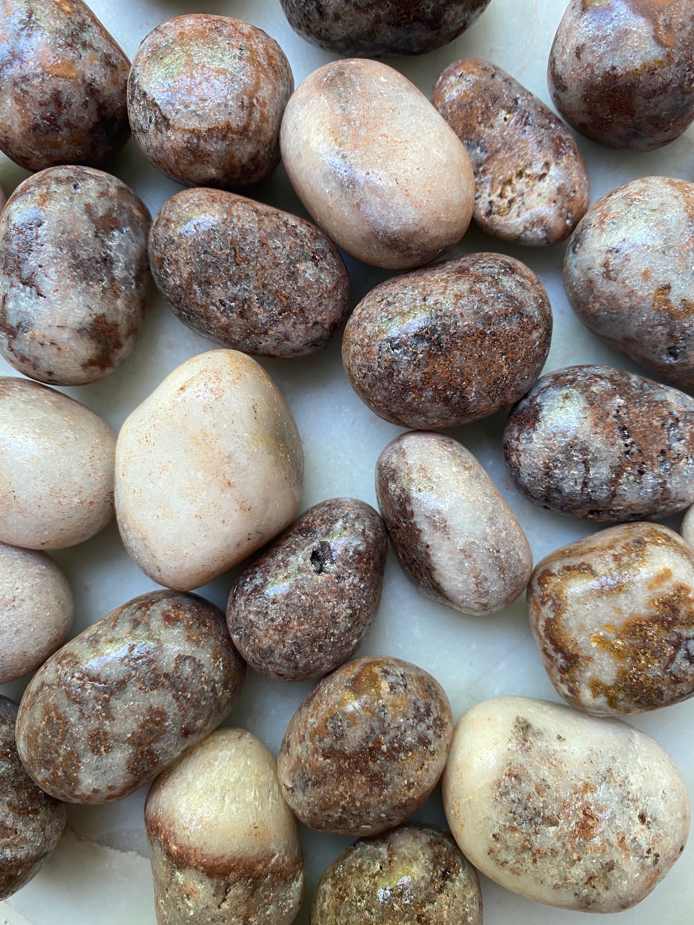 Aragonite Red Tumbled Crystal Stone - Etsy