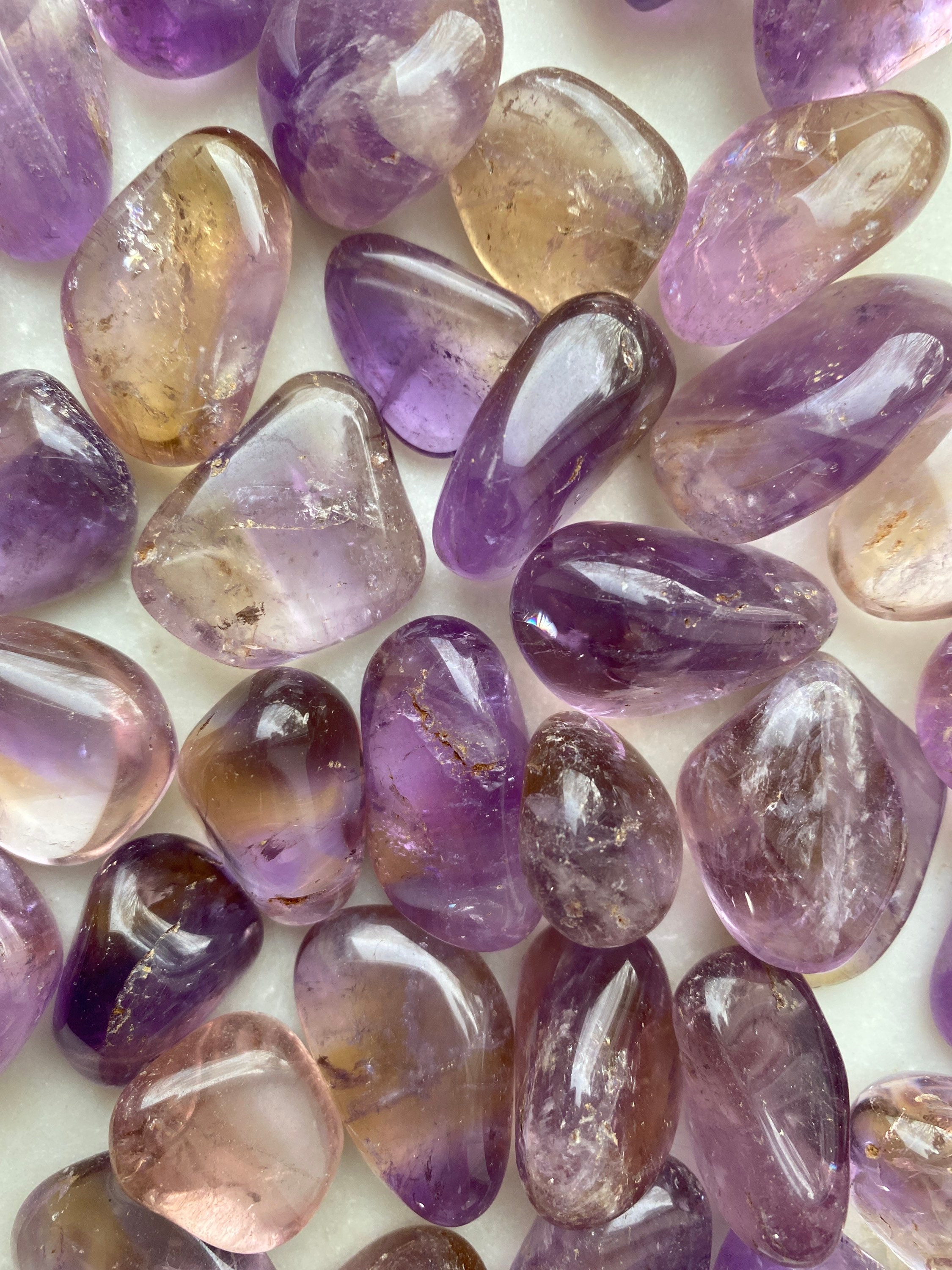 Ametrine Tumbled Crystal | Etsy