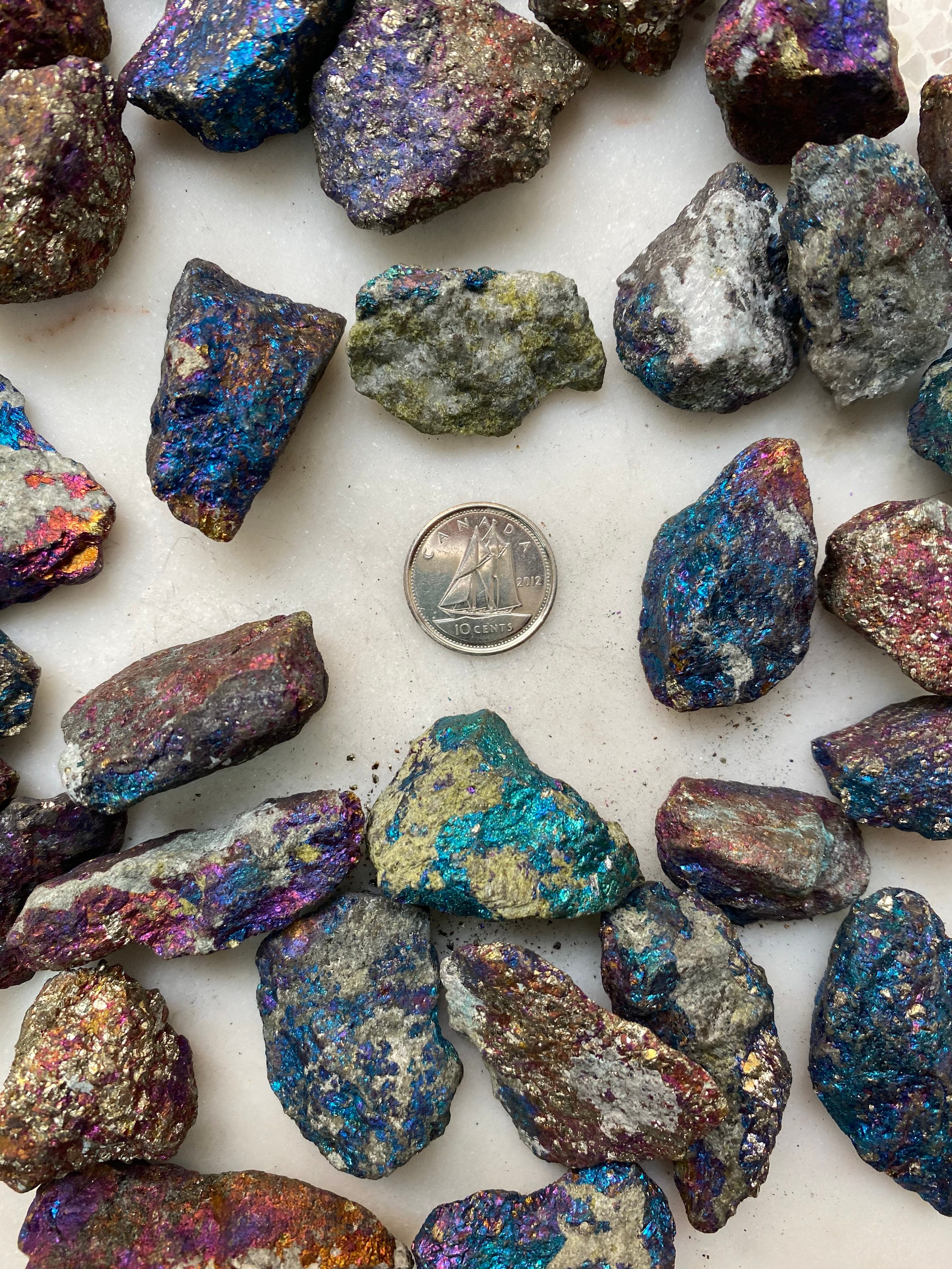 Peacock Ore Crystal - Etsy