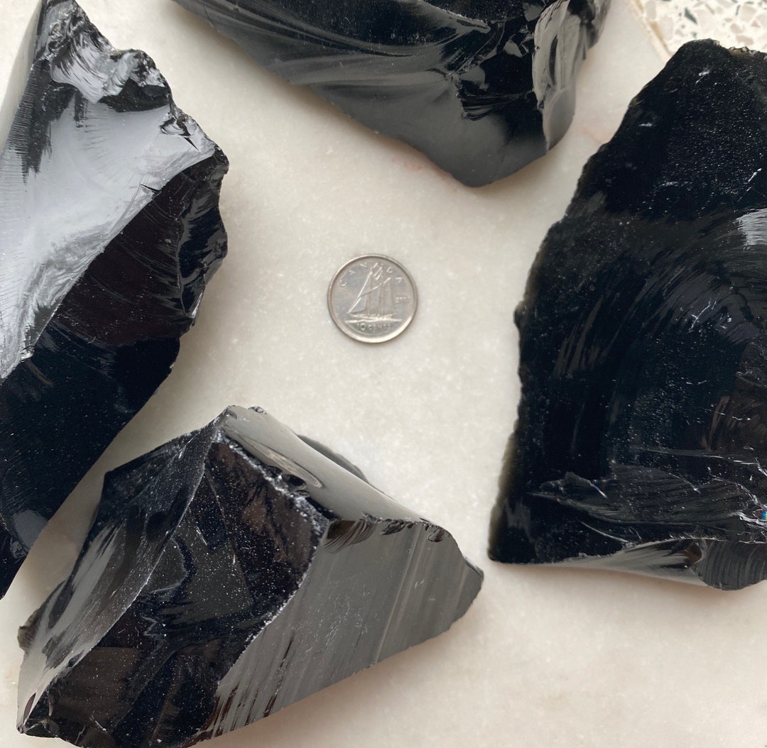 Black Obsidian X-LARGE Raw Chunk Crystal - Etsy