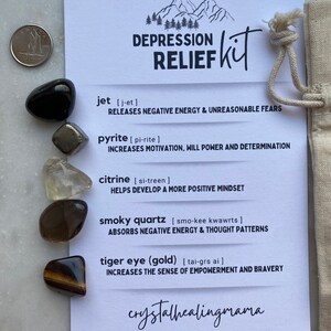Depression Relief Crystal Kit - Etsy