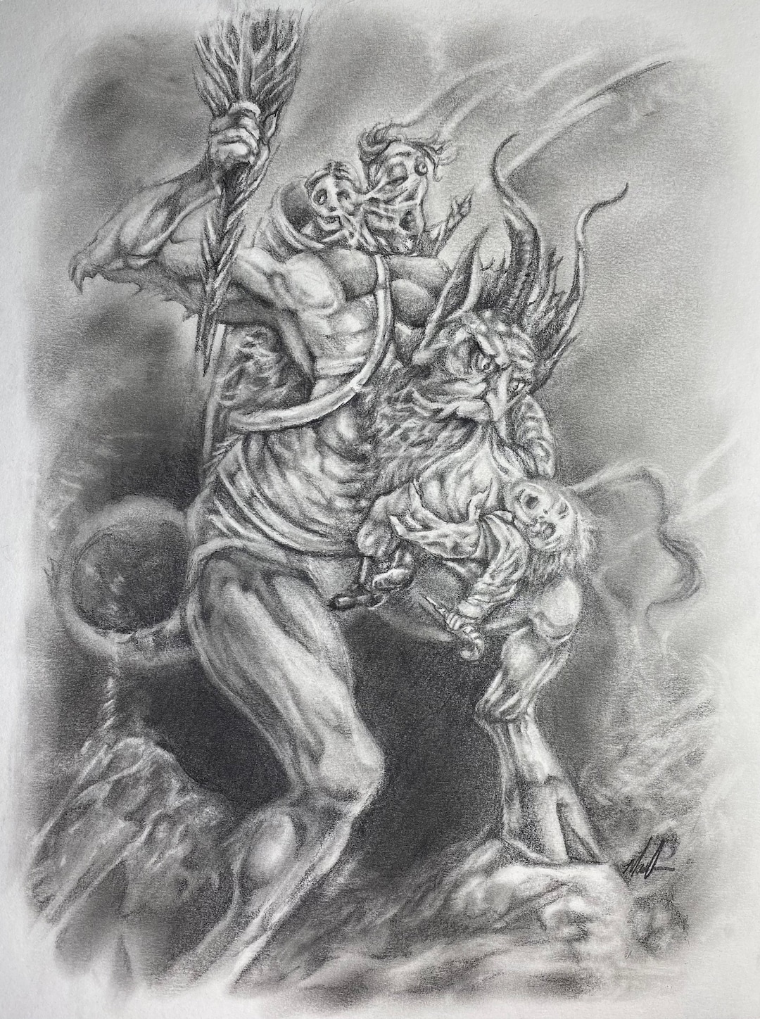 Krampus 8x10 Art Print Saturn Devouring Son, Classic Art, Modern Art ...