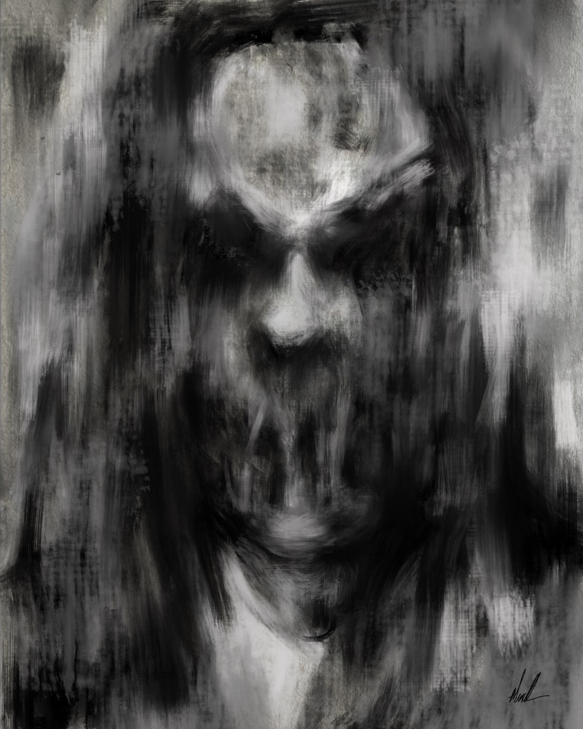 Mr. Boogie Bagul Horror Sinister Art Print | Etsy