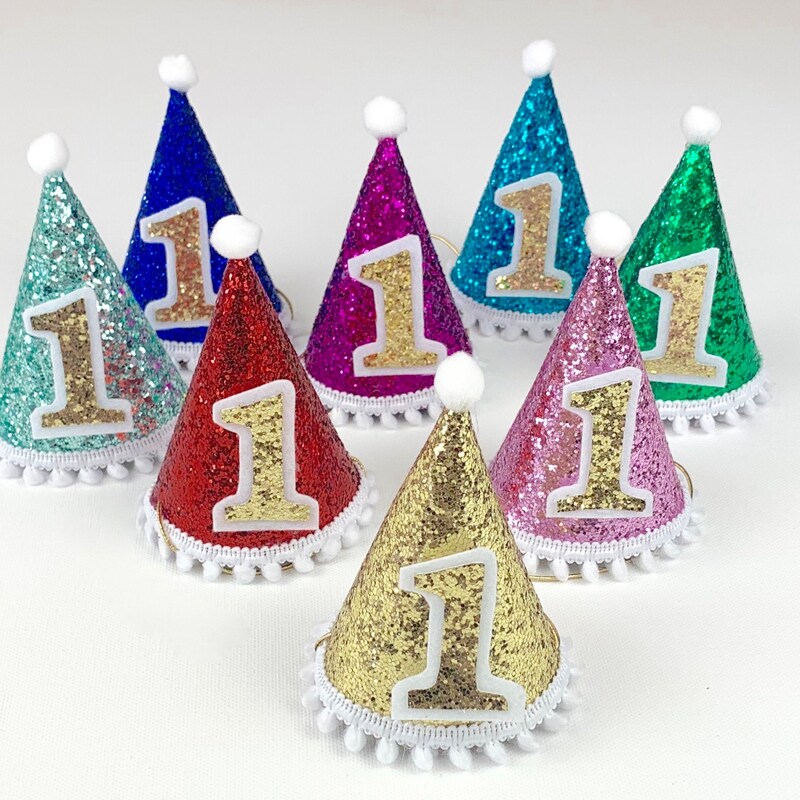 Rainbow Party Hat - Etsy