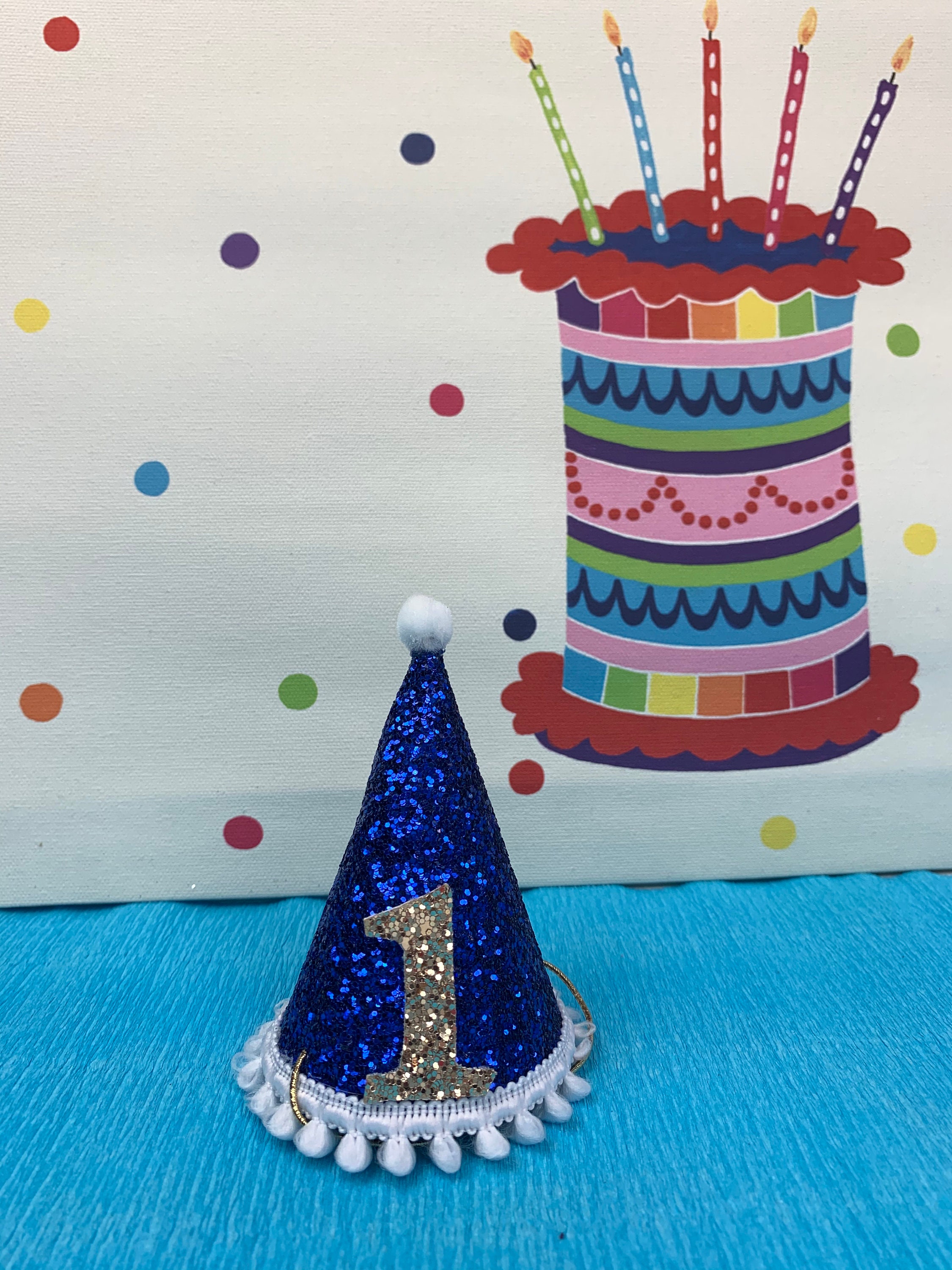 Customize Mini Party Hats First Birthday 1st 2nd 50th | Etsy