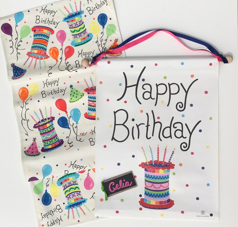 Table Runner & Birthday Banner SET Reusable Party Decor 1st | Etsy