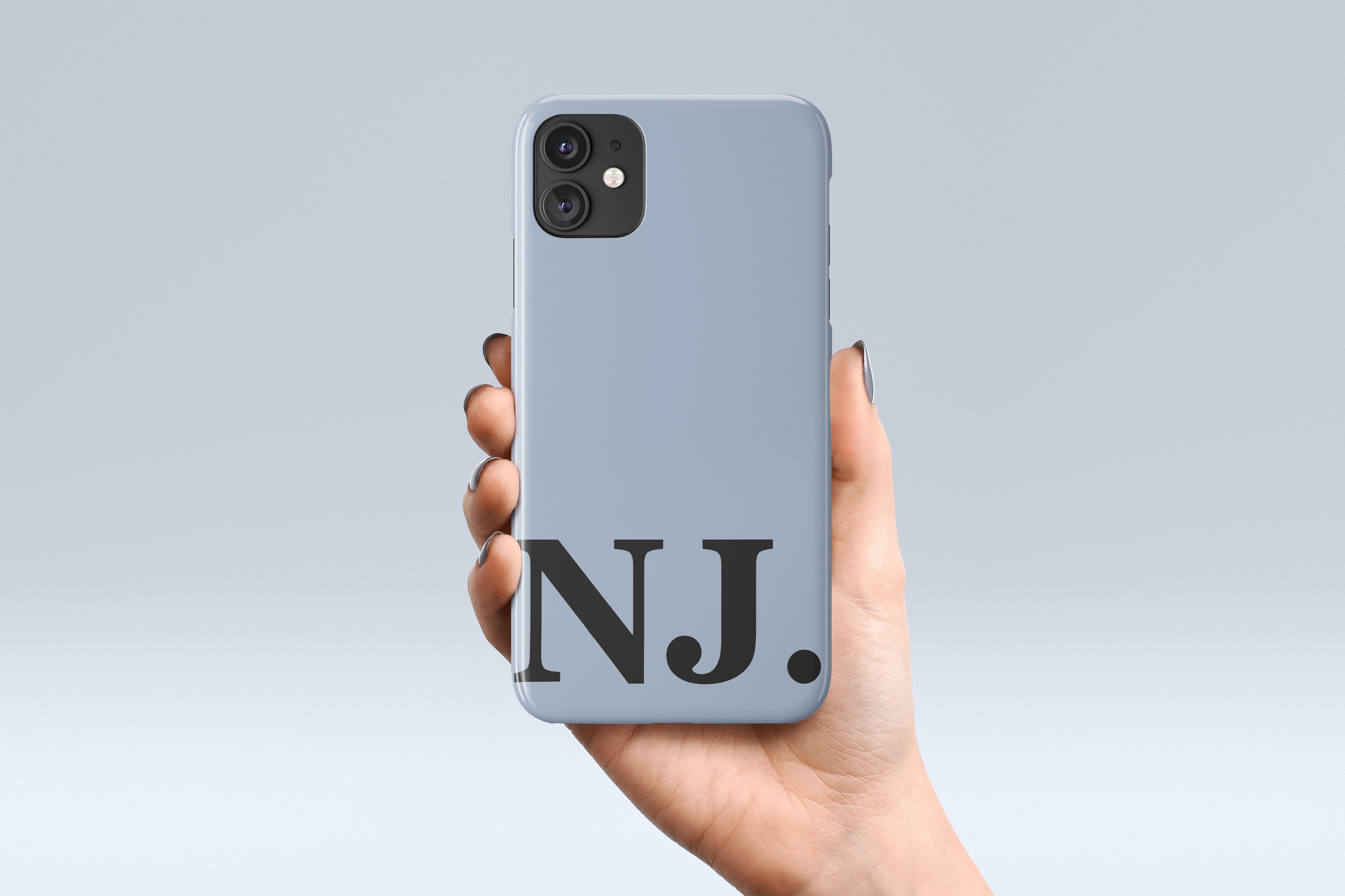 Personalized Initial Phone Case Pastel Phone Case Custom | Etsy