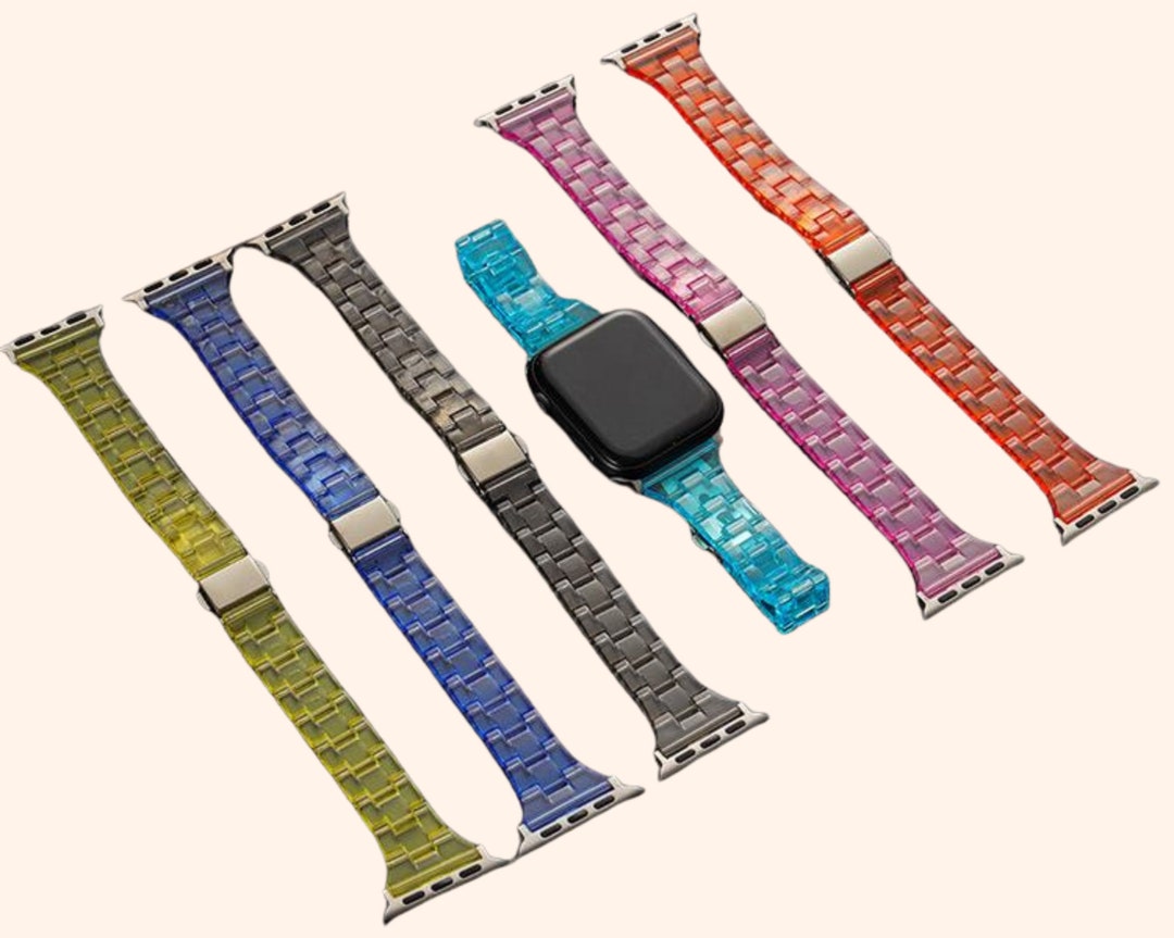 Resin Transparent for Apple Watch Band, Simple Iwatch Strap, Birthday ...