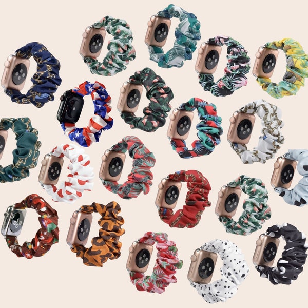 Scrunchie Apple Watch Bands - Etsy