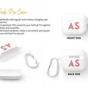 Personalized Airpods Airpods Pro Case, Monogram Apple Air Pods Case ...