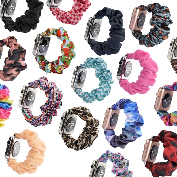 Scrunchie Apple Watch Bands - Etsy