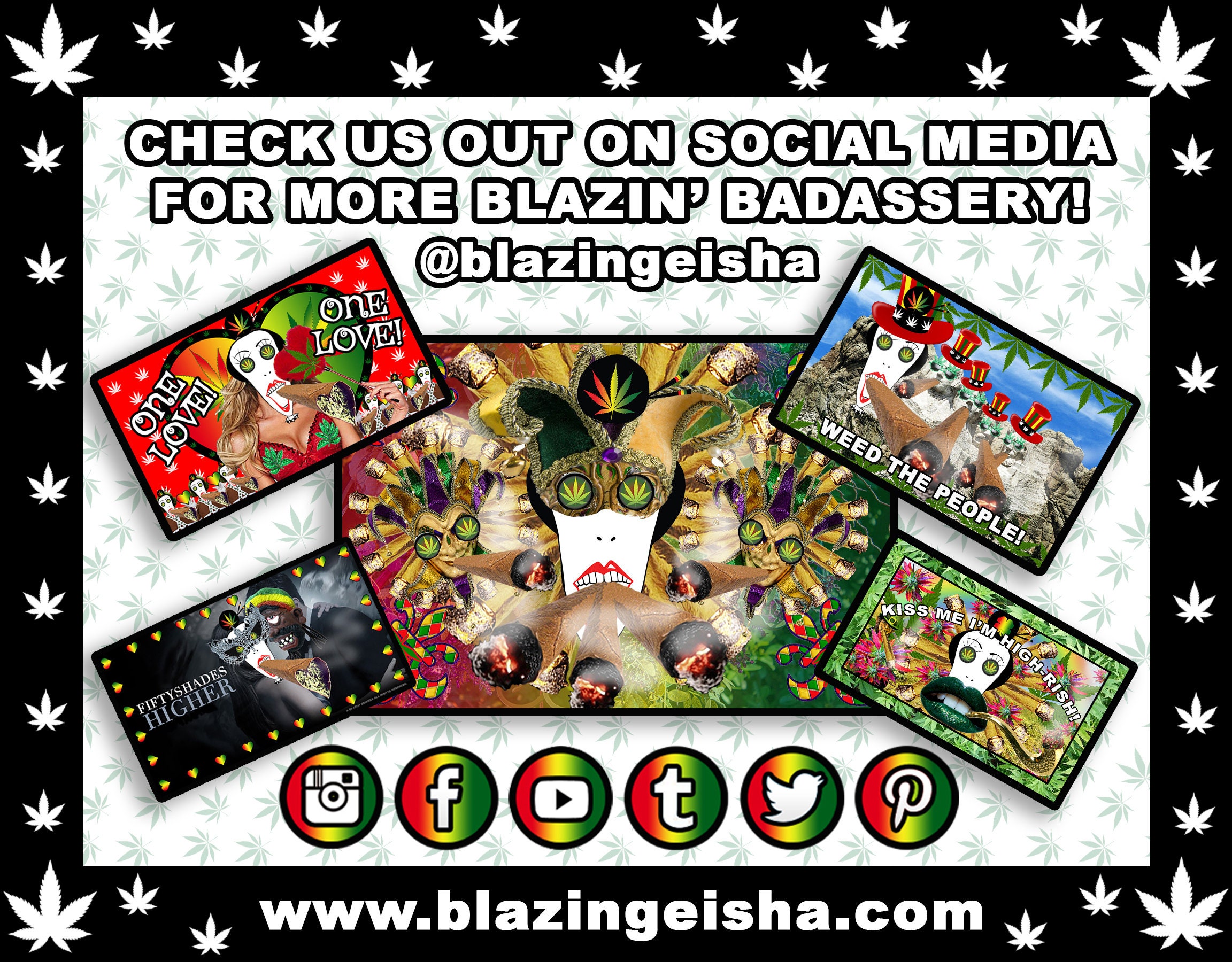 GANJA-MANIA® Weed-themed Phone Wallpaper/background Iphone/android ...