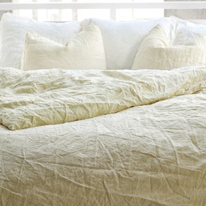 3 Piece Linen Bedding Set Sand Linen Bedding Linen Bedding | Etsy