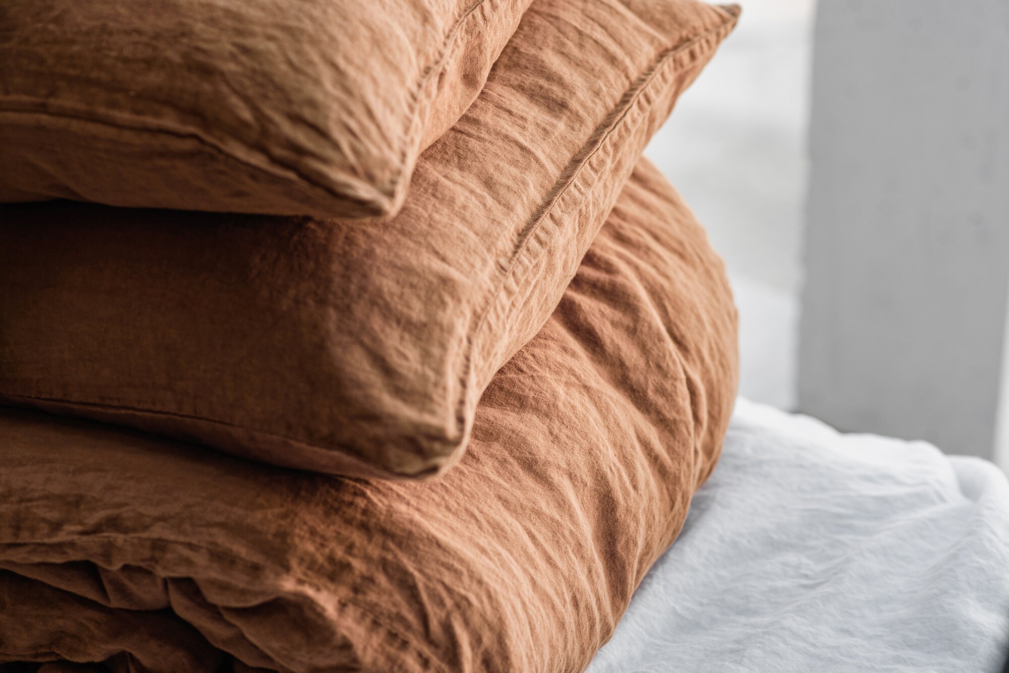 4 piece linen bedding set Linen bedding set including duvet | Etsy