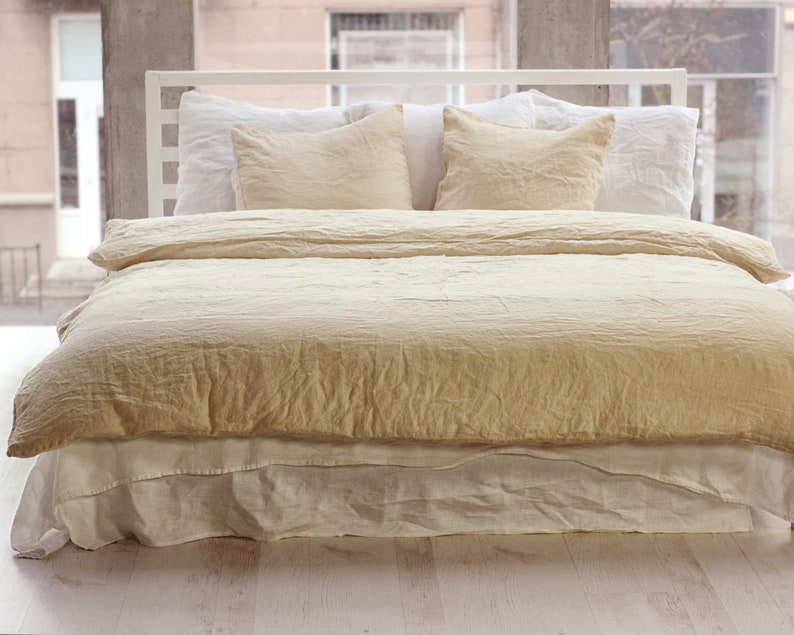 Linen Duvet Cover Sand Bedding Linen Bedding Pure Linen | Etsy