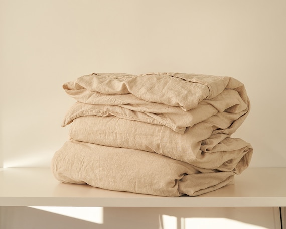 Linen Duvet Cover Sand Bedding Linen Bedding Pure Linen | Etsy
